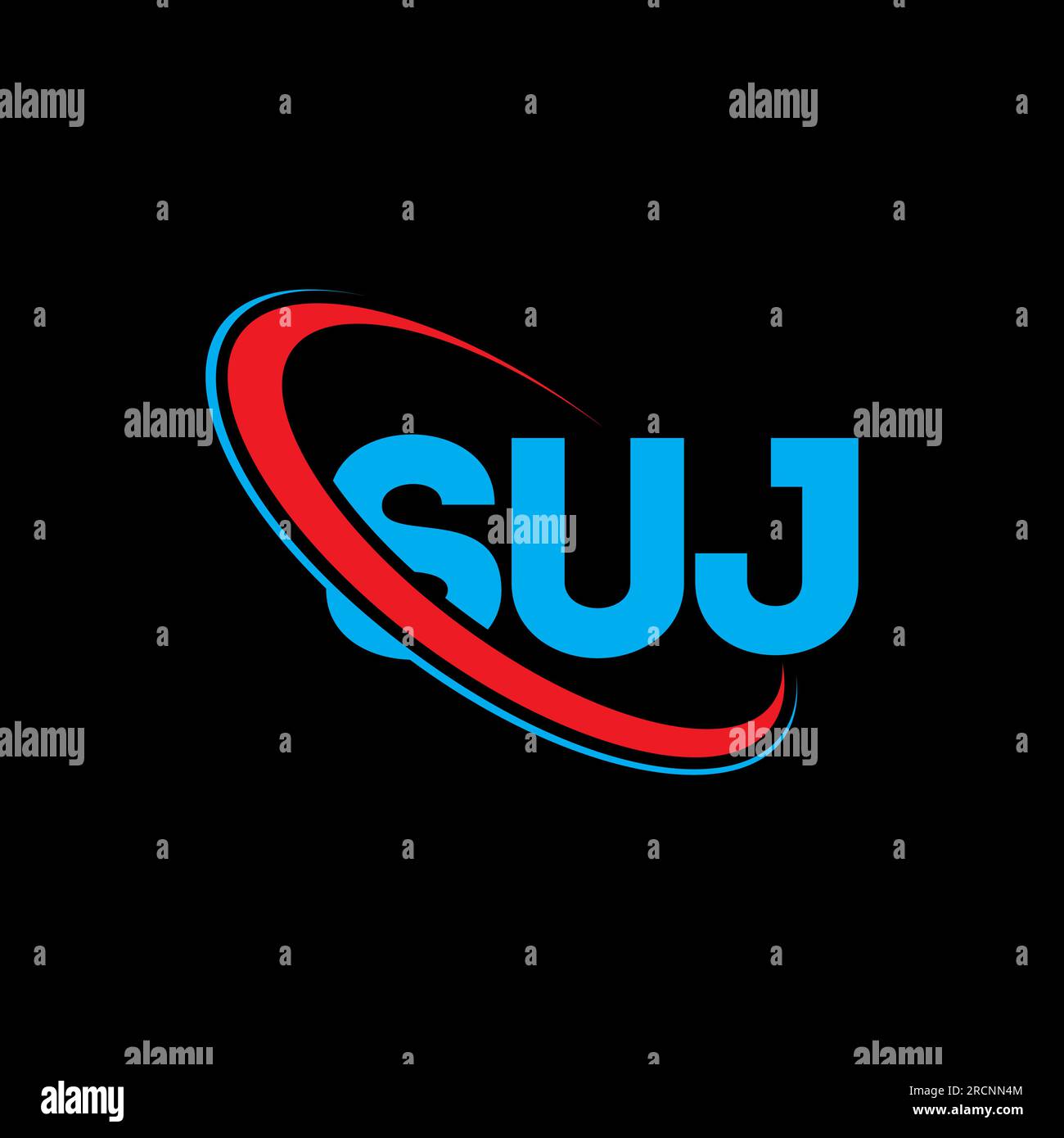 SUJ logo. SUJ letter. SUJ letter logo design. Initials SUJ logo linked ...
