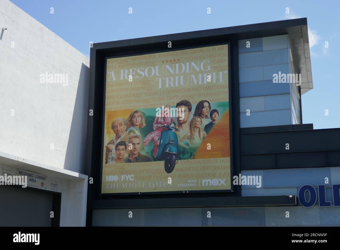 West Hollywood, California, USA 15th July 2023 The White Lotus Billboard on July 15, 2023 in ...