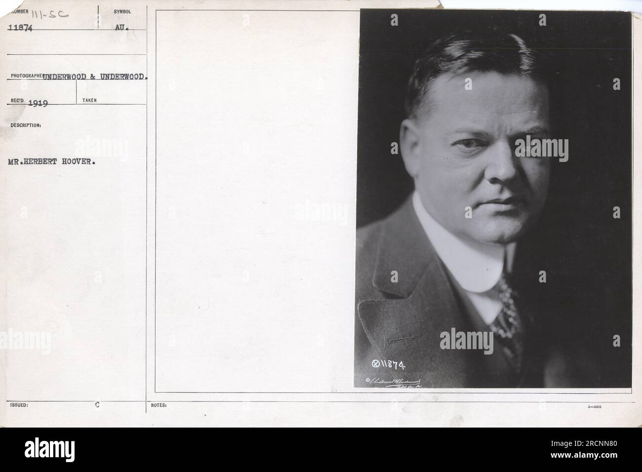 This photograph (111-SC-11874) taken in 1919 by Underwood & Underwood ...