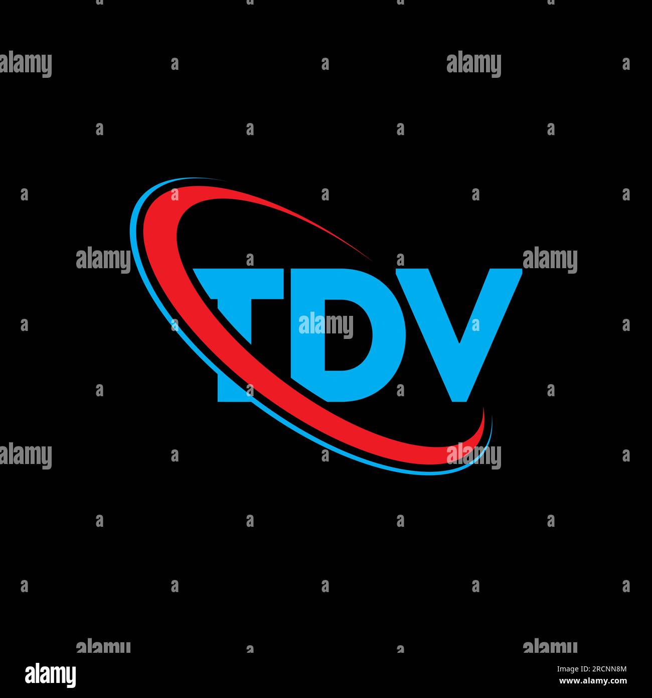TDV logo. TDV letter. TDV letter logo design. Initials TDV logo linked ...