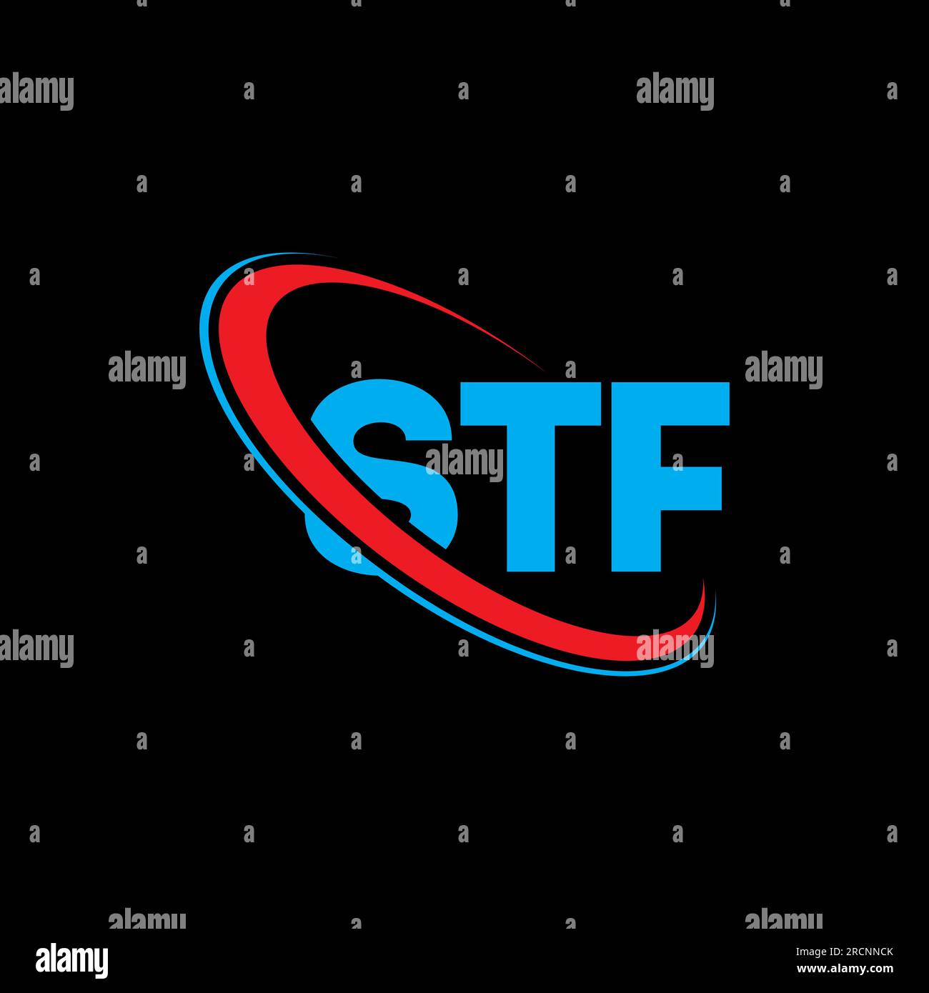 STF logo. STF letter. STF letter logo design. Initials STF logo linked ...