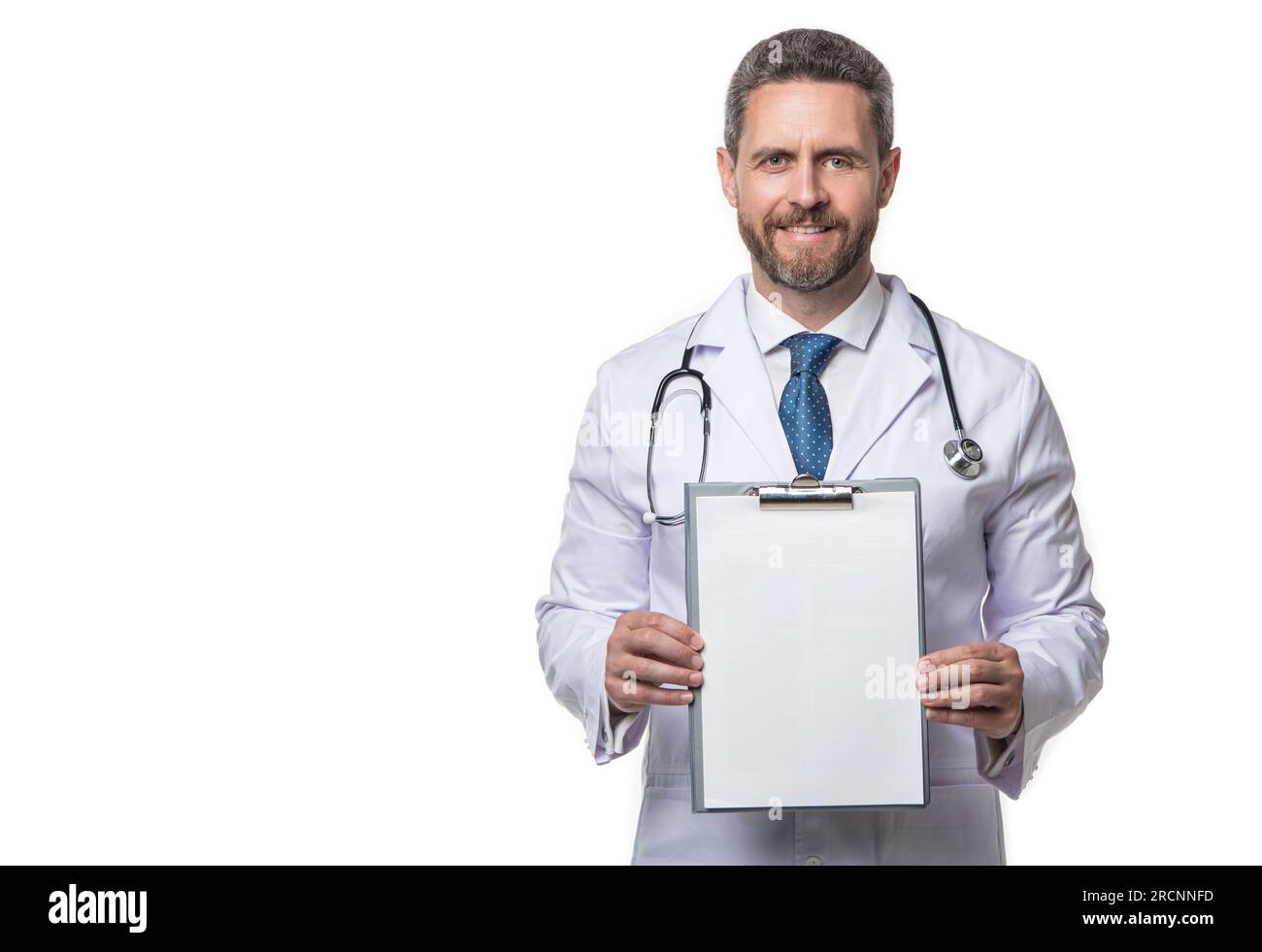 internist with anamnesis in studio, copy space. internist with ...