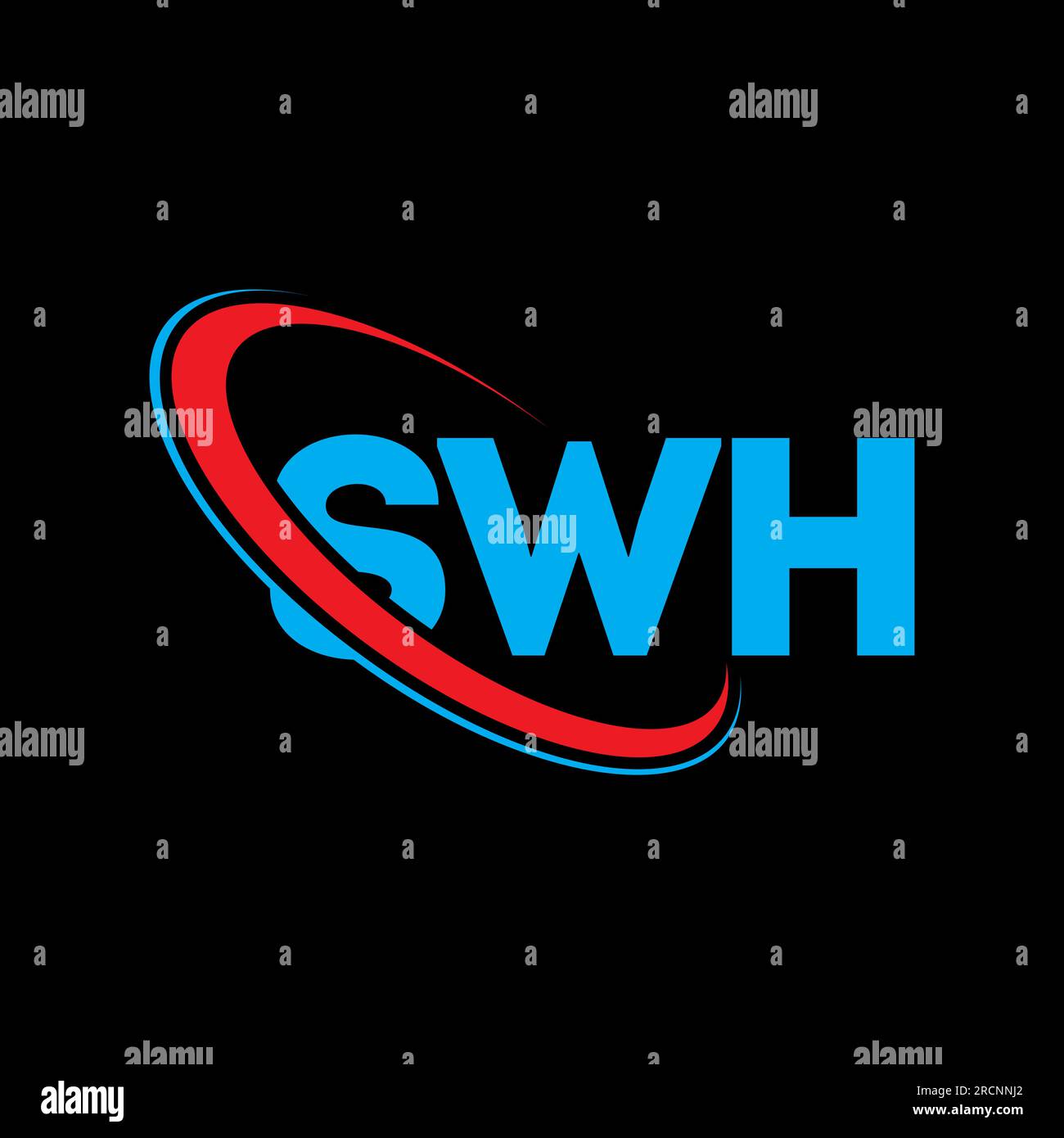 SWH logo. SWH letter. SWH letter logo design. Initials SWH logo linked ...