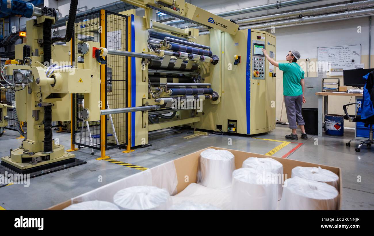 Bridlicna, Czech Republic. 09th June, 2023. Production in a major ...
