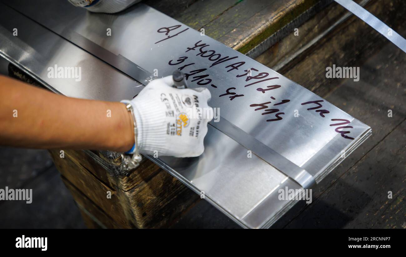 Bridlicna, Czech Republic. 09th June, 2023. Production in a major ...