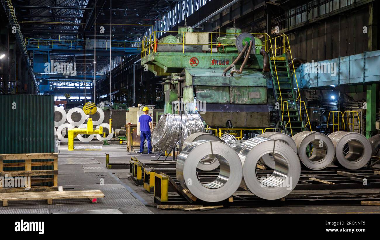 Bridlicna, Czech Republic. 09th June, 2023. Production in a major ...