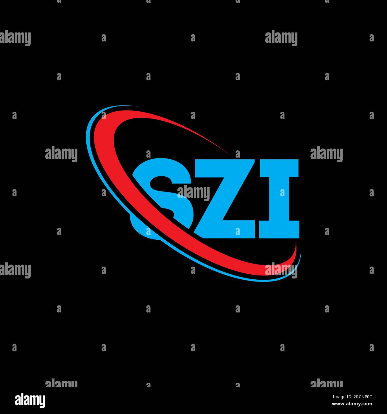 SZI logo. SZI letter. SZI letter logo design. Initials SZI logo linked ...