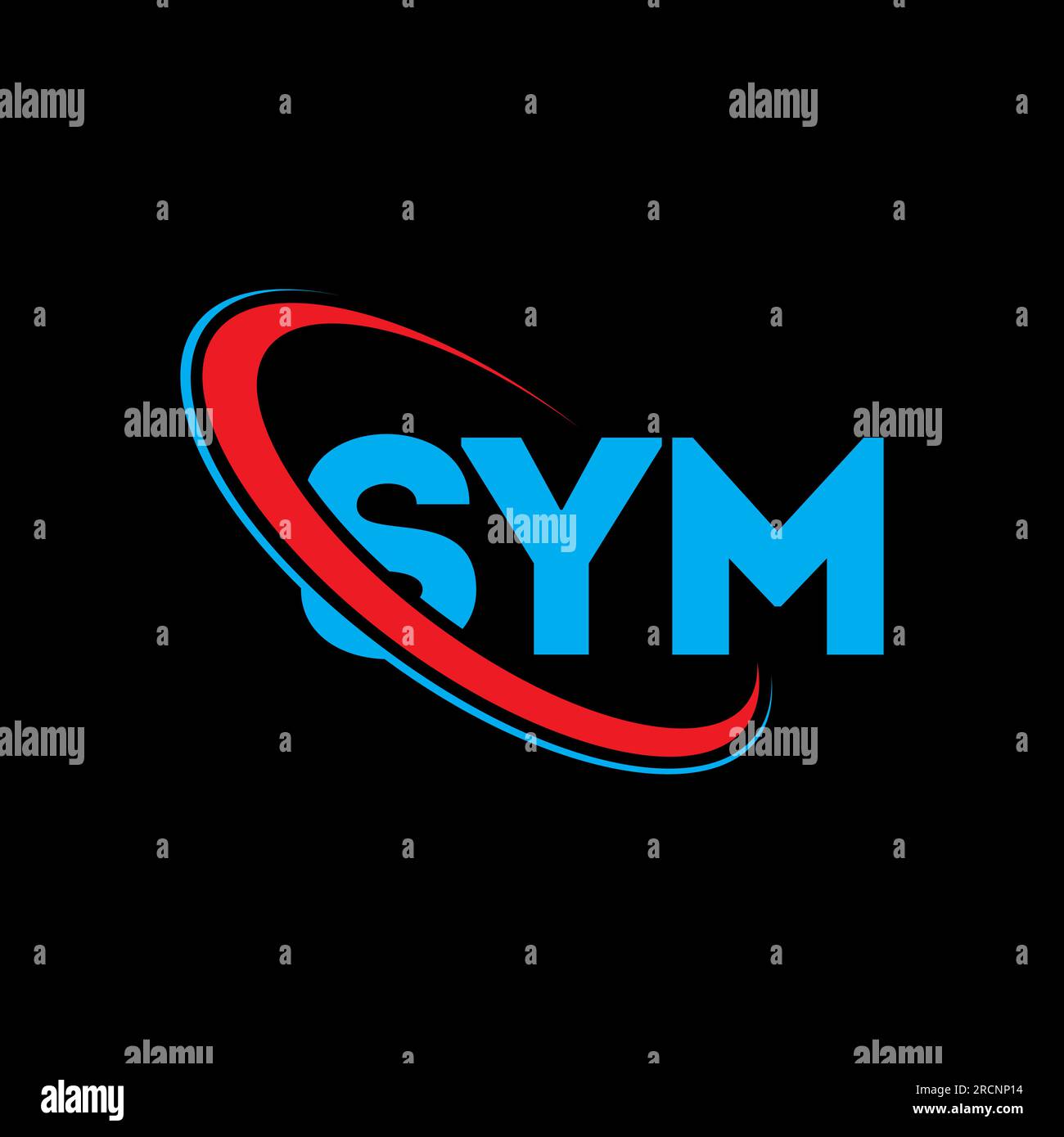 SYM logo. SYM letter. SYM letter logo design. Initials SYM logo linked ...