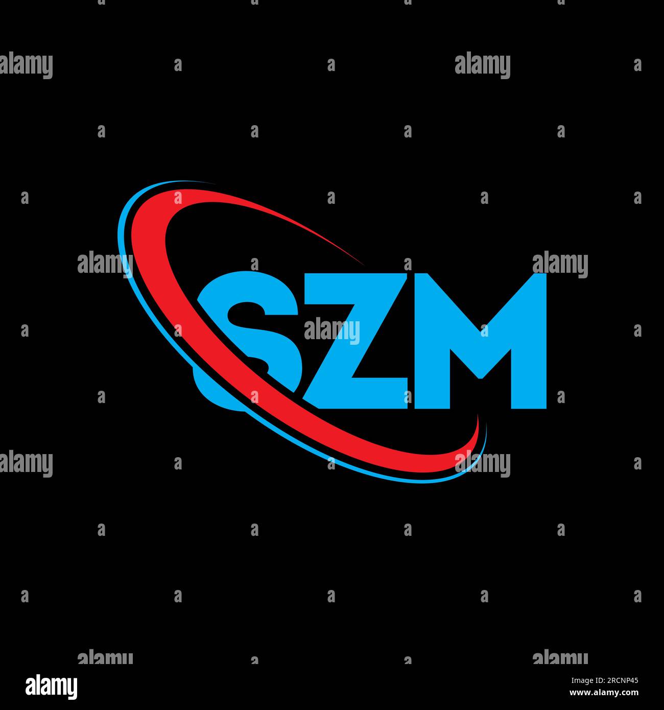 SZM logo. SZM letter. SZM letter logo design. Initials SZM logo linked ...