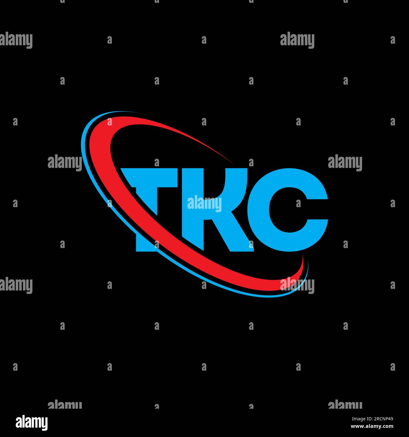 TKC logo. TKC letter. TKC letter logo design. Initials TKC logo linked with circle and uppercase ...