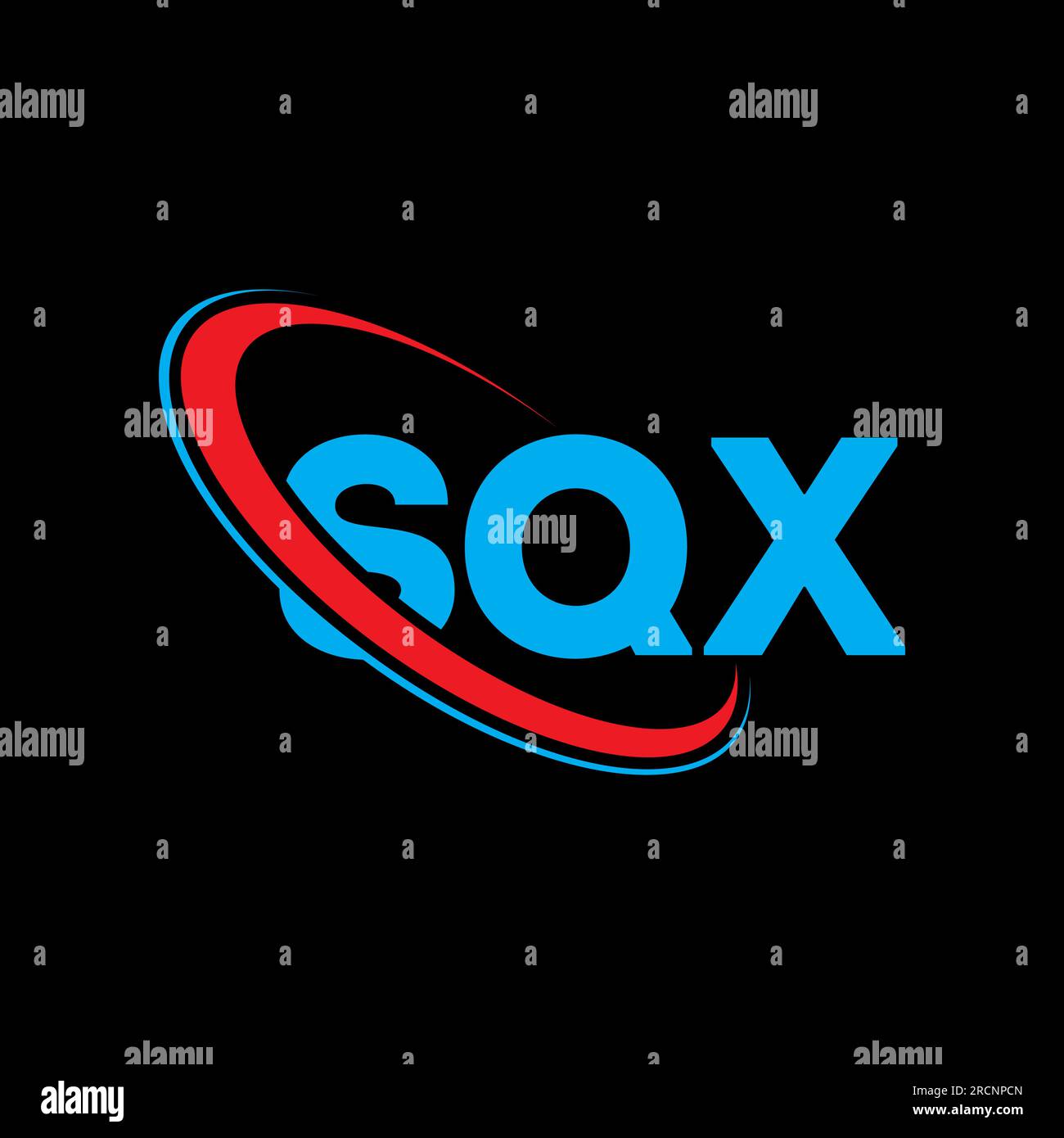 SQX logo. SQX letter. SQX letter logo design. Initials SQX logo linked ...