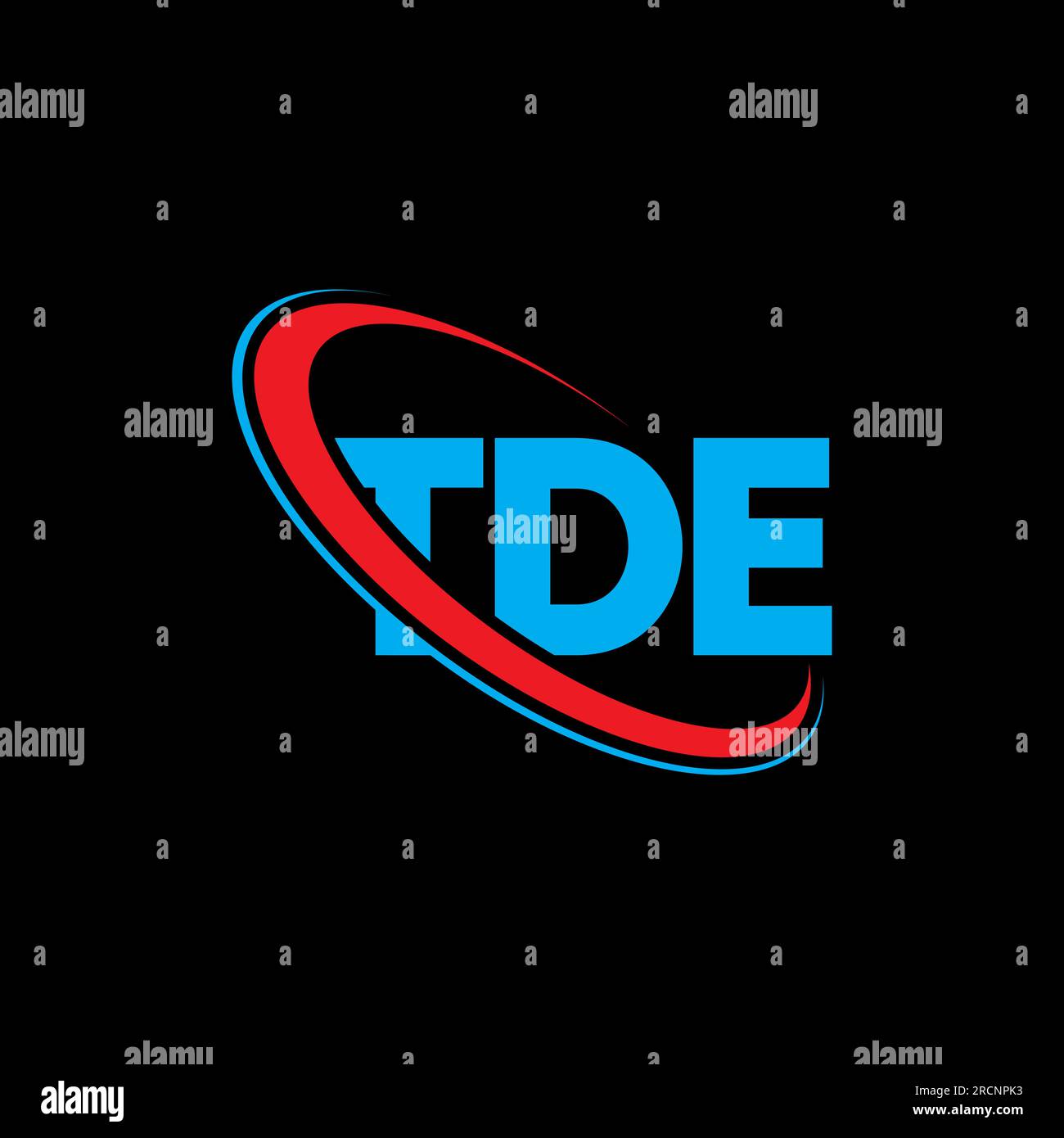 TDE logo. TDE letter. TDE letter logo design. Initials TDE logo linked ...