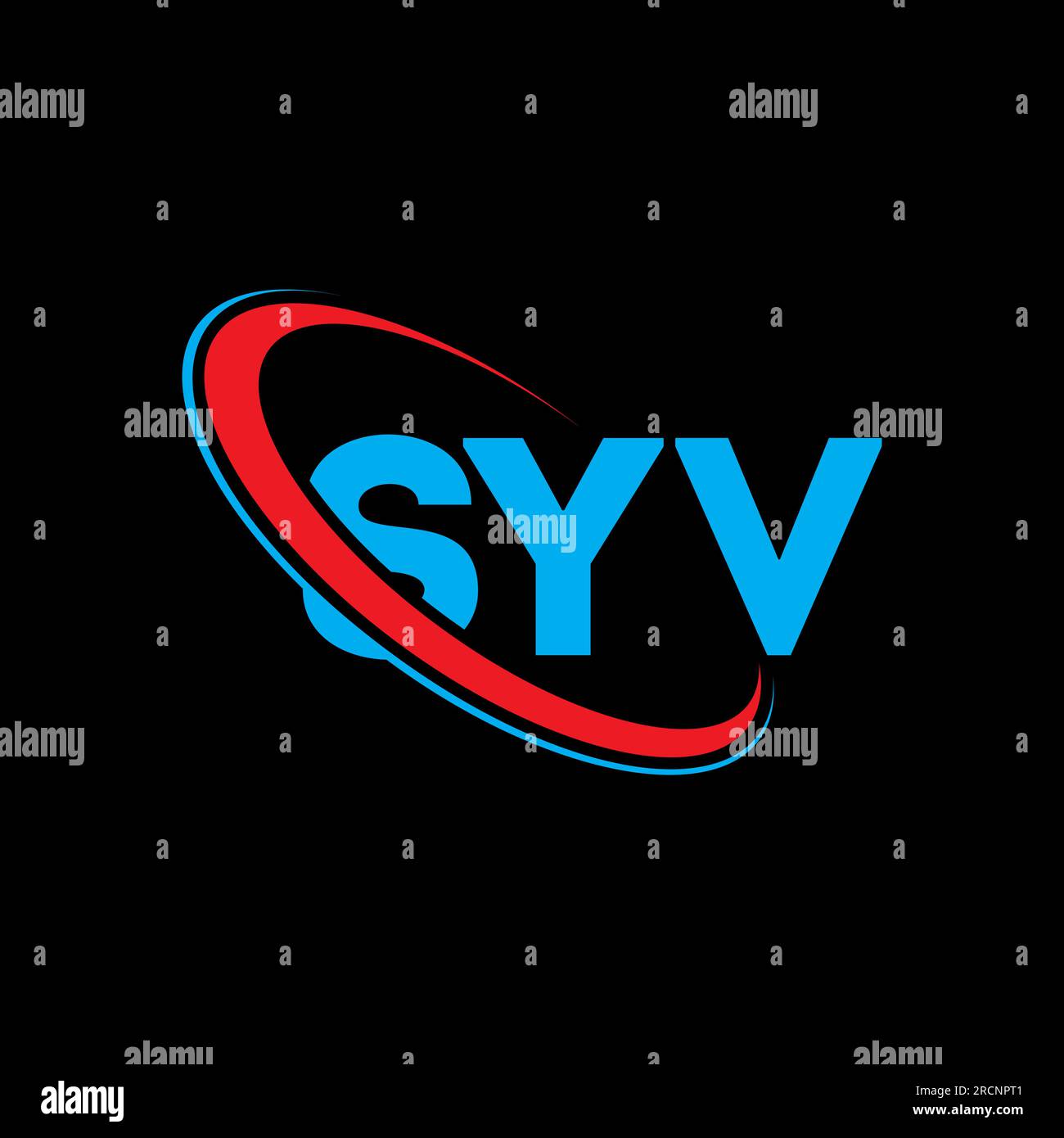 SYV logo. SYV letter. SYV letter logo design. Initials SYV logo linked ...