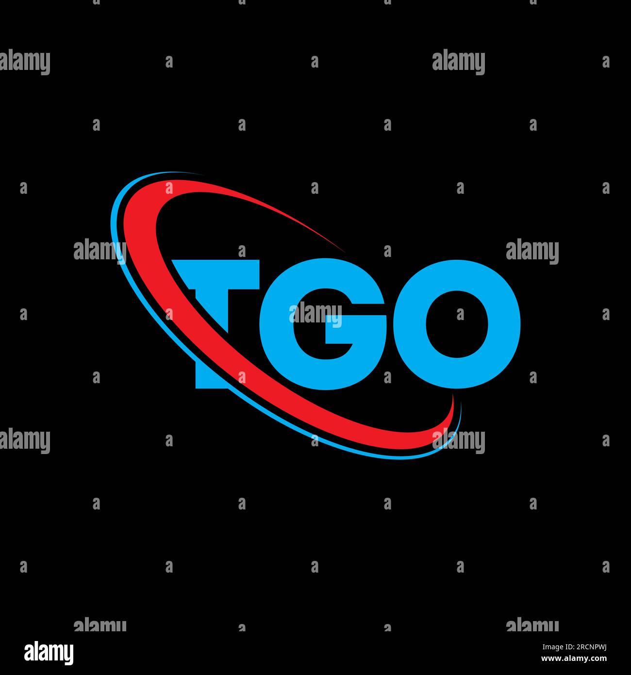 TGO logo. TGO letter. TGO letter logo design. Initials TGO logo linked ...