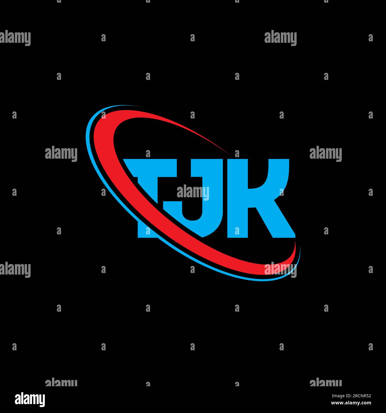 TJK logo. TJK letter. TJK letter logo design. Initials TJK logo linked ...