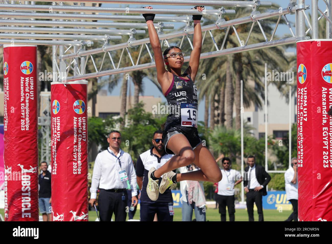 Alexandria, Egypt. 15th July, 2023. Elgindy Ganah of Egypt competes in ...