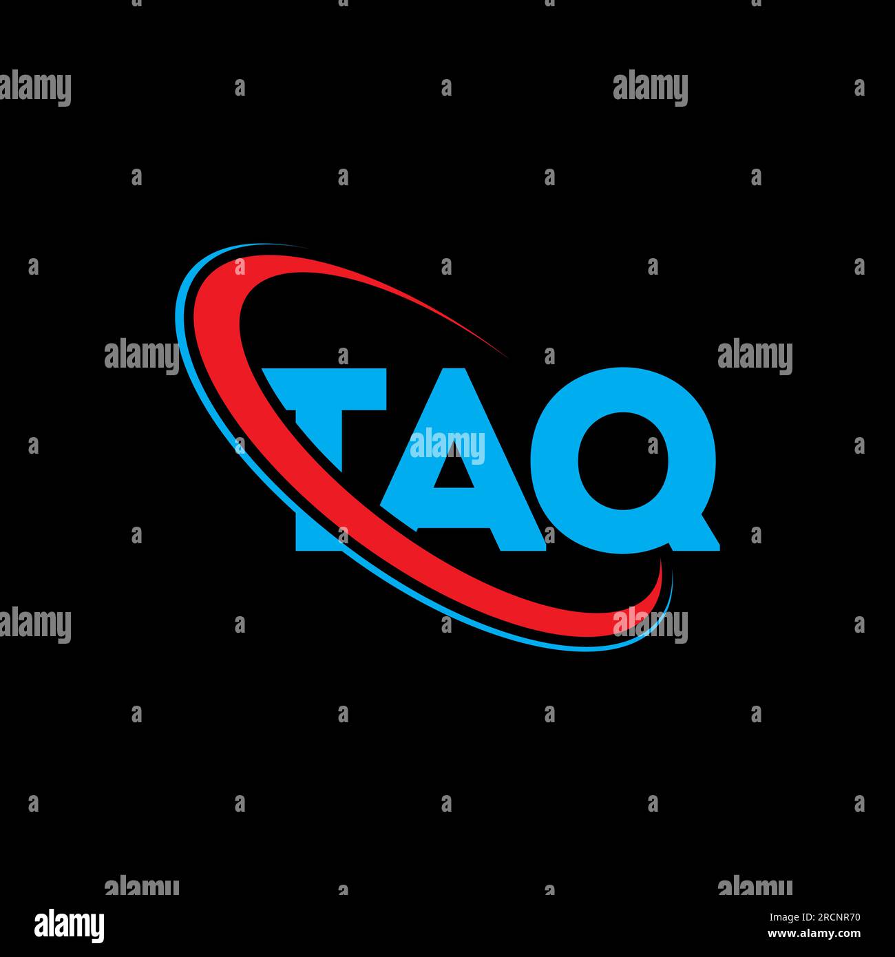 TAQ logo. TAQ letter. TAQ letter logo design. Initials TAQ logo linked ...