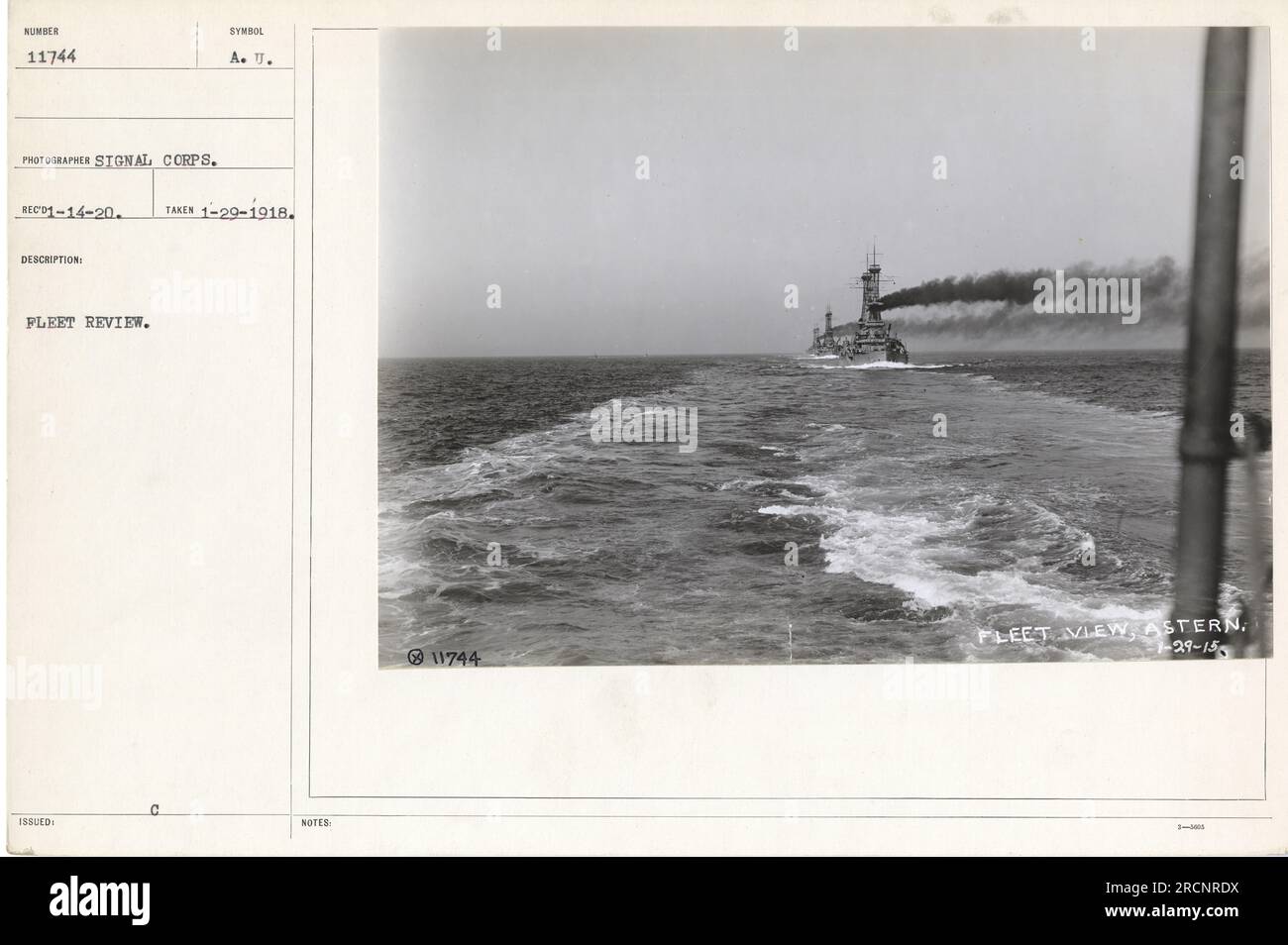 "Connecticut Class American battleship during a fleet review. This ...