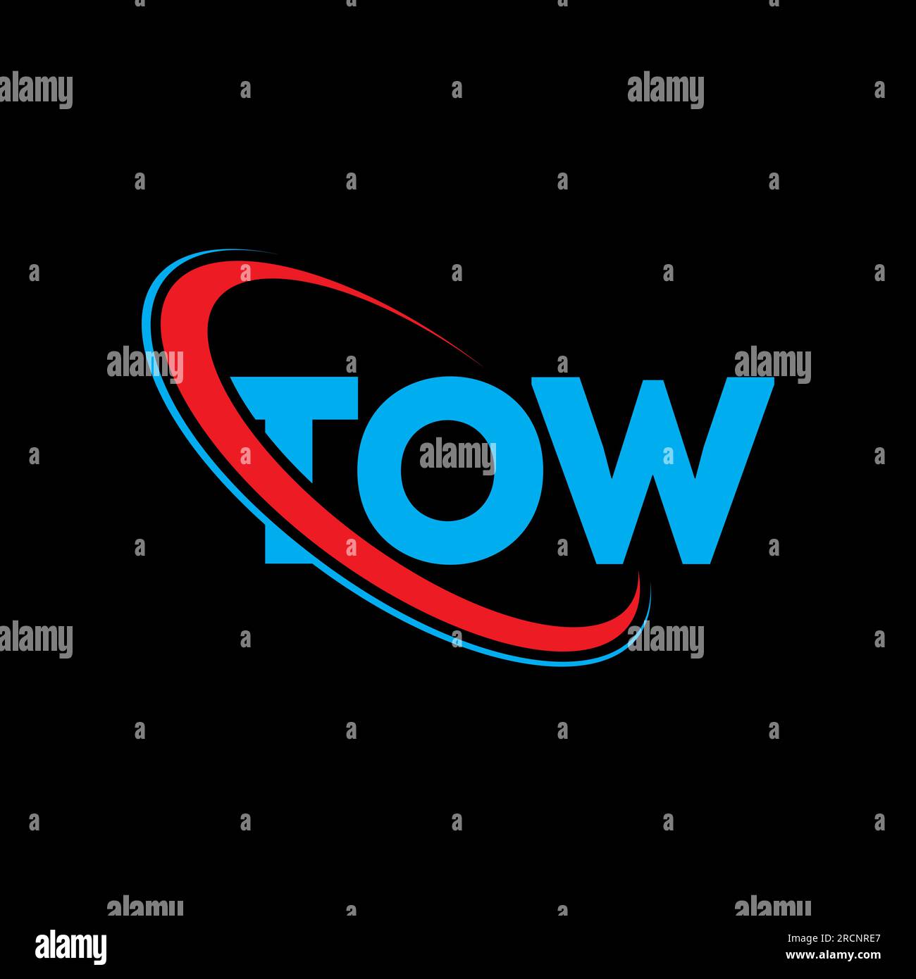 TOW logo. TOW letter. TOW letter logo design. Initials TOW logo linked ...