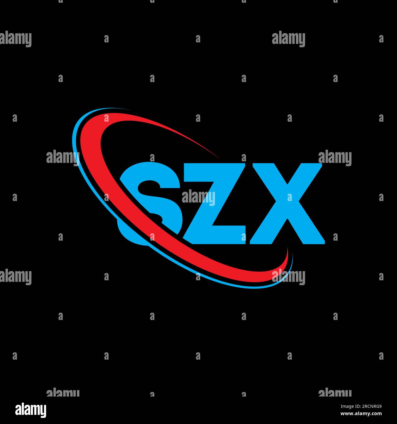 SZX logo. SZX letter. SZX letter logo design. Initials SZX logo linked ...