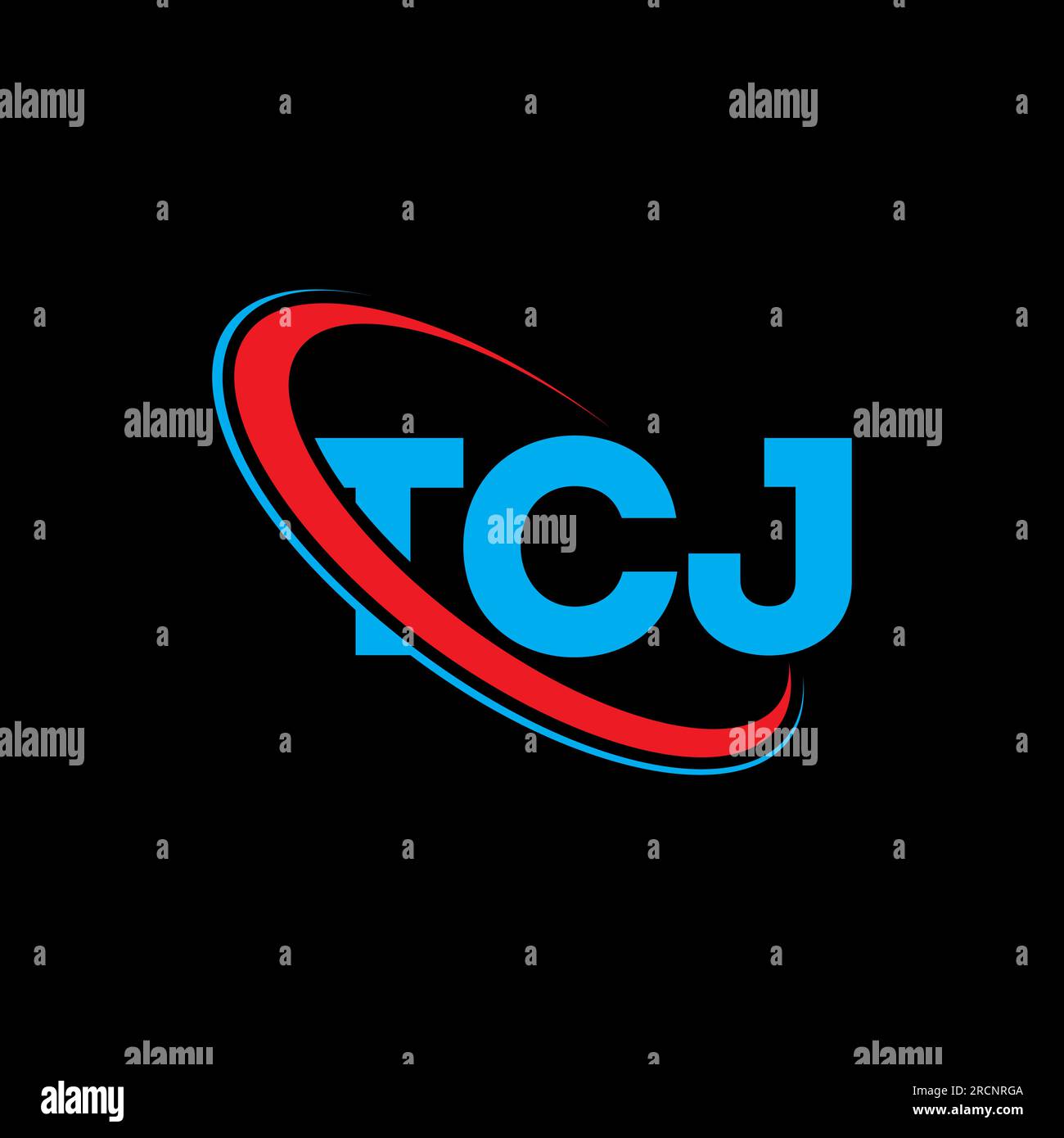 TCJ logo. TCJ letter. TCJ letter logo design. Initials TCJ logo linked ...