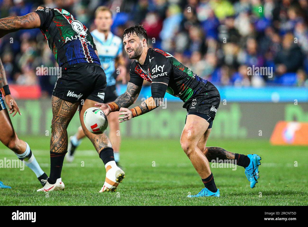 Auckland, New Zealand. 16th July, 2023. Wayde Egan of the Warriors ...