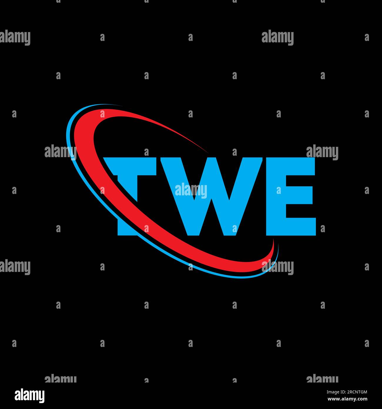 TWE logo. TWE letter. TWE letter logo design. Initials TWE logo linked ...