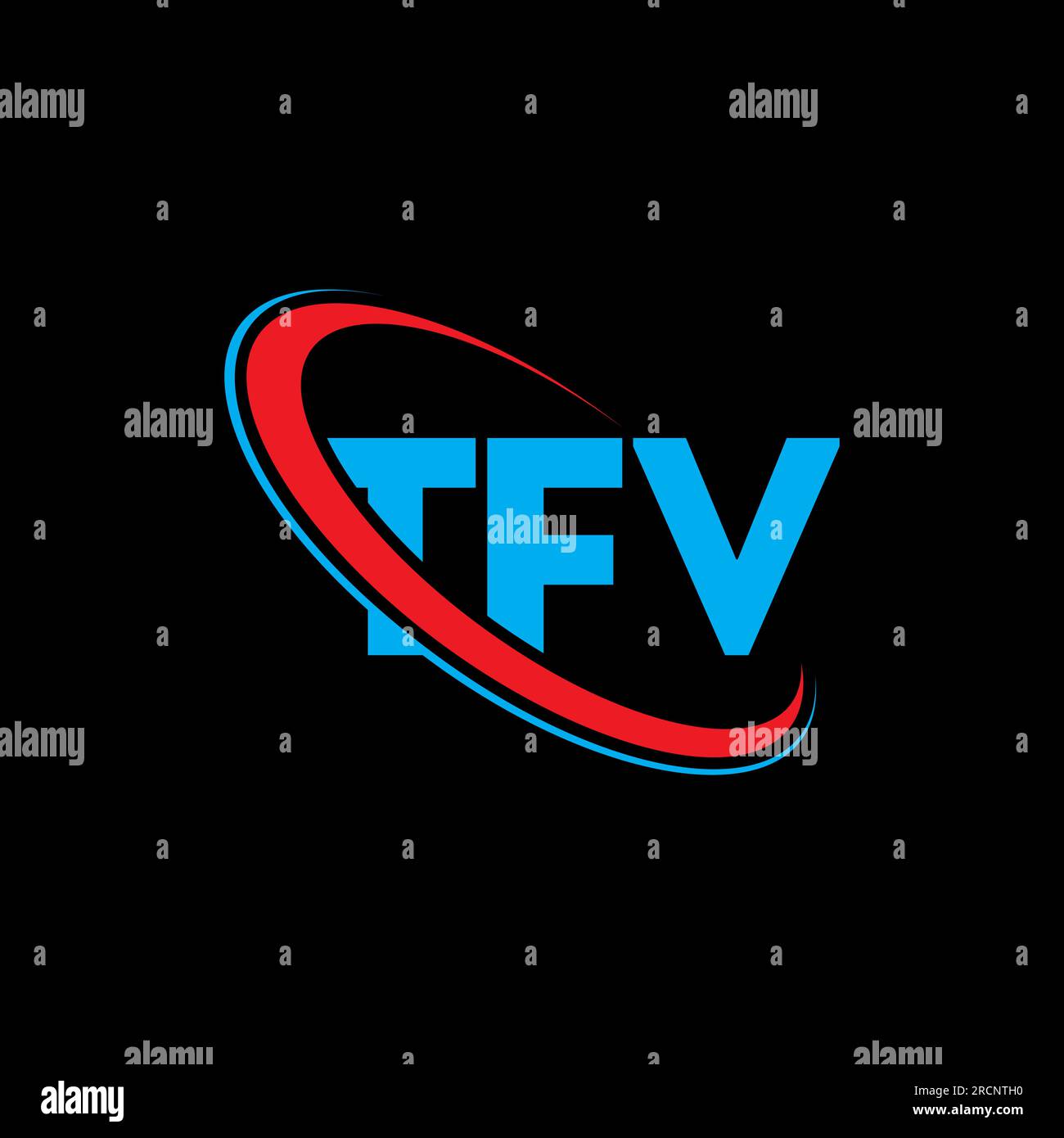 Tfv logo design hi-res stock photography and images - Alamy