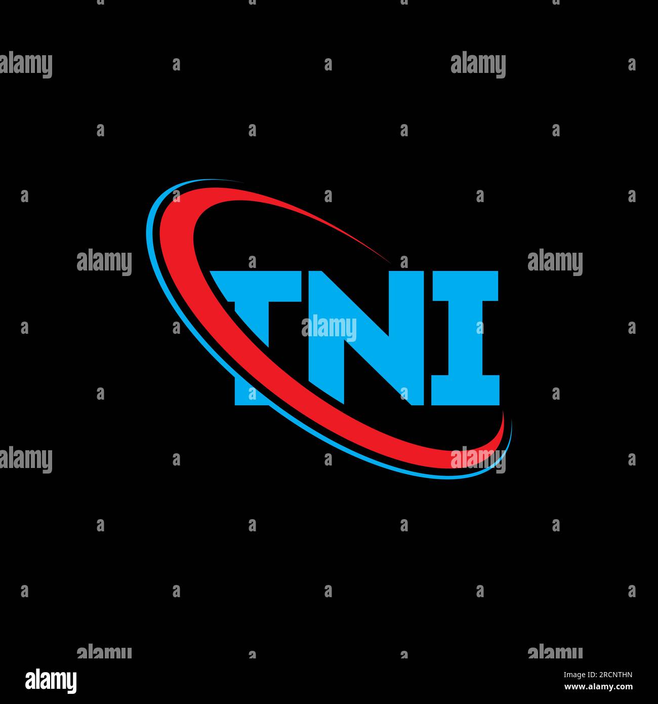 TNI logo. TNI letter. TNI letter logo design. Initials TNI logo linked ...