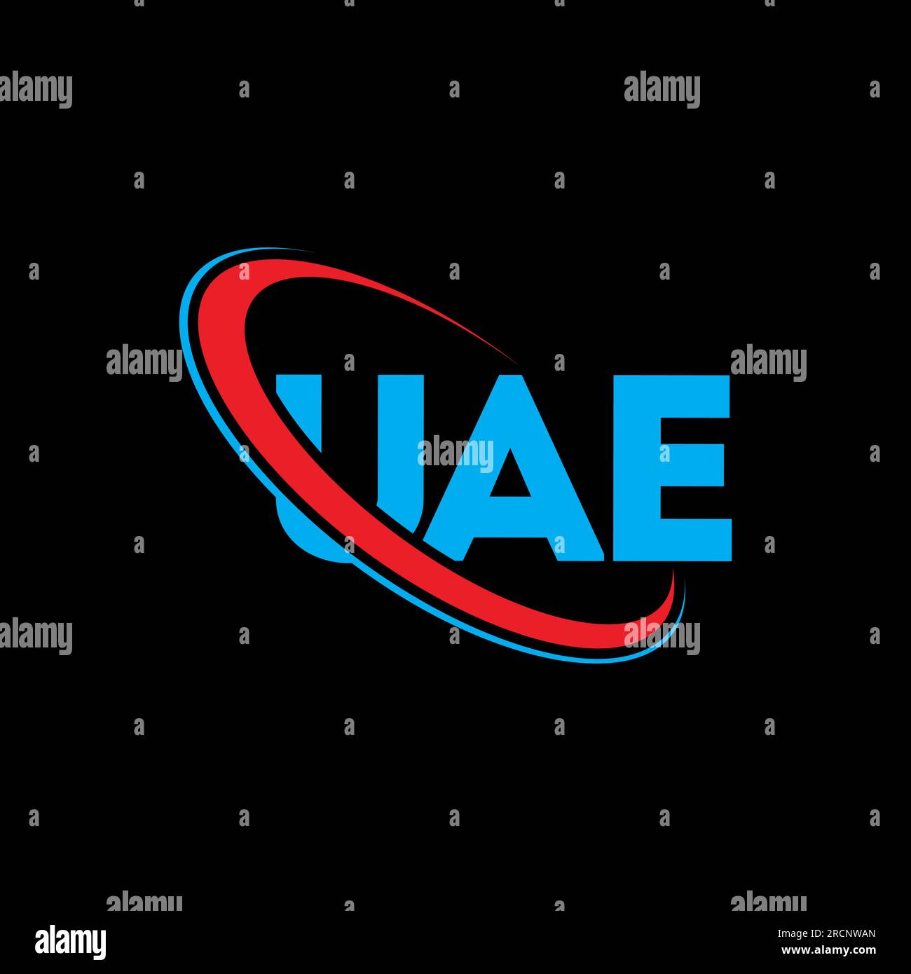 UAE logo. UAE letter. UAE letter logo design. Initials UAE logo linked ...