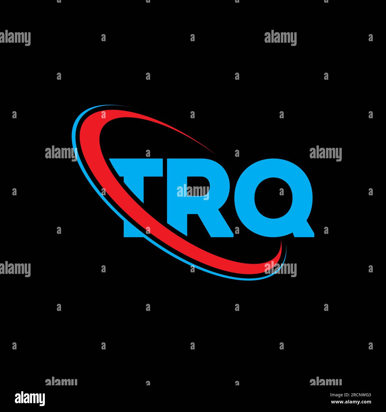 TRQ logo. TRQ letter. TRQ letter logo design. Initials TRQ logo linked ...