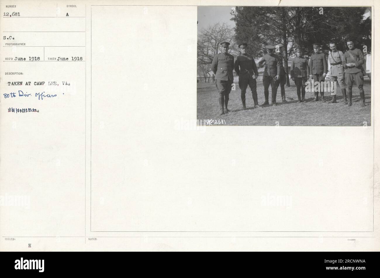 80th division officials hi-res stock photography and images - Alamy