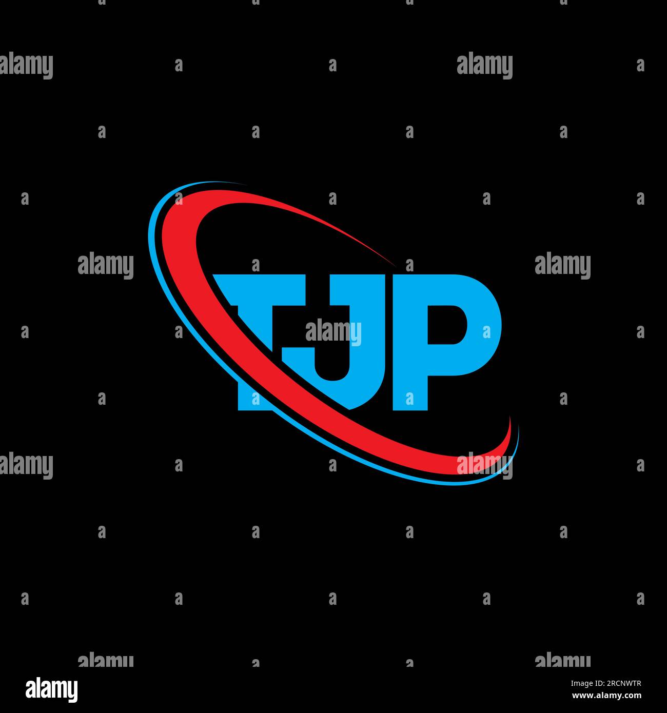 TJP logo. TJP letter. TJP letter logo design. Initials TJP logo linked ...