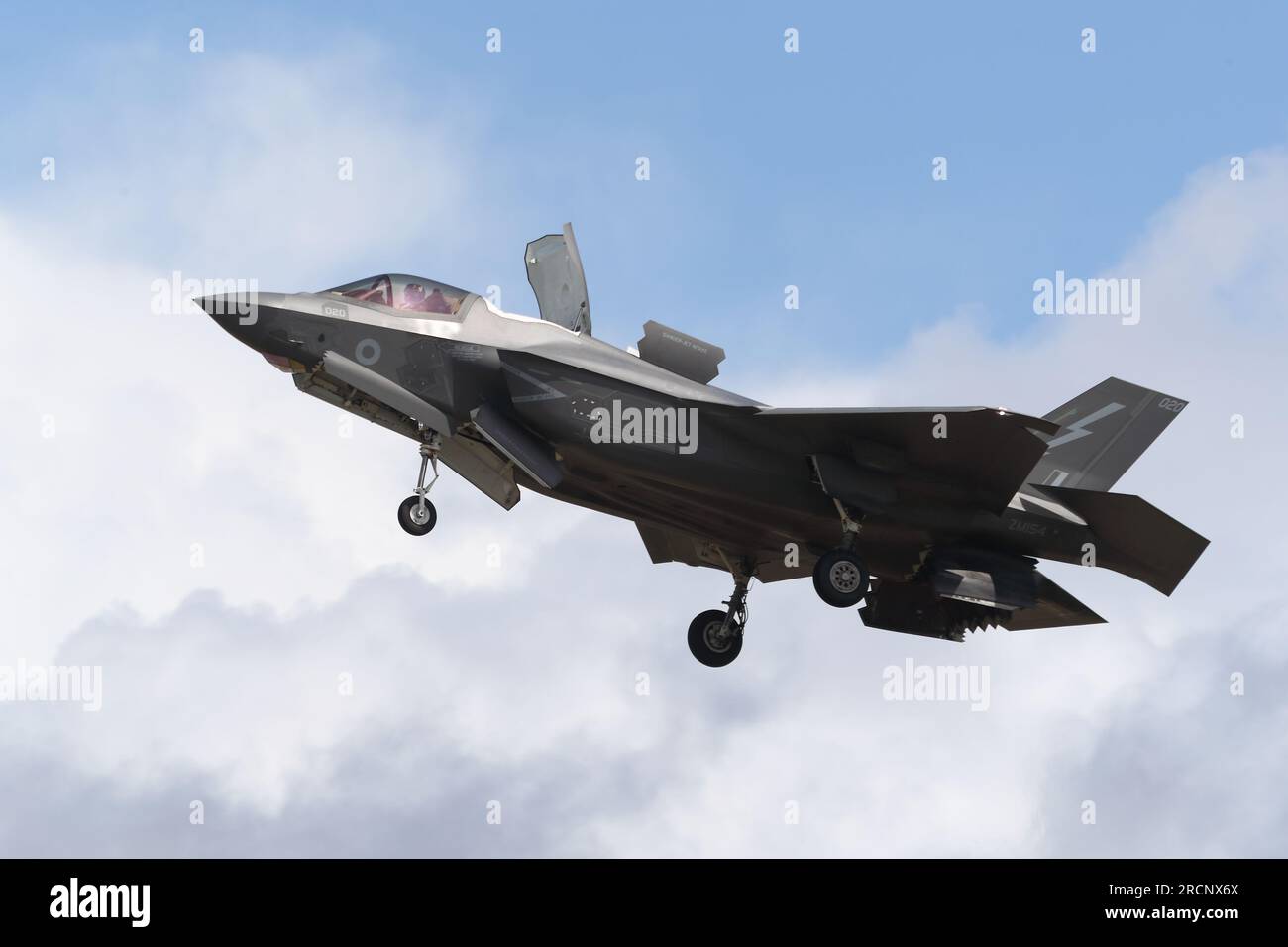 British Lockheed Martin F-35B Lightning II hovering at the Royal ...