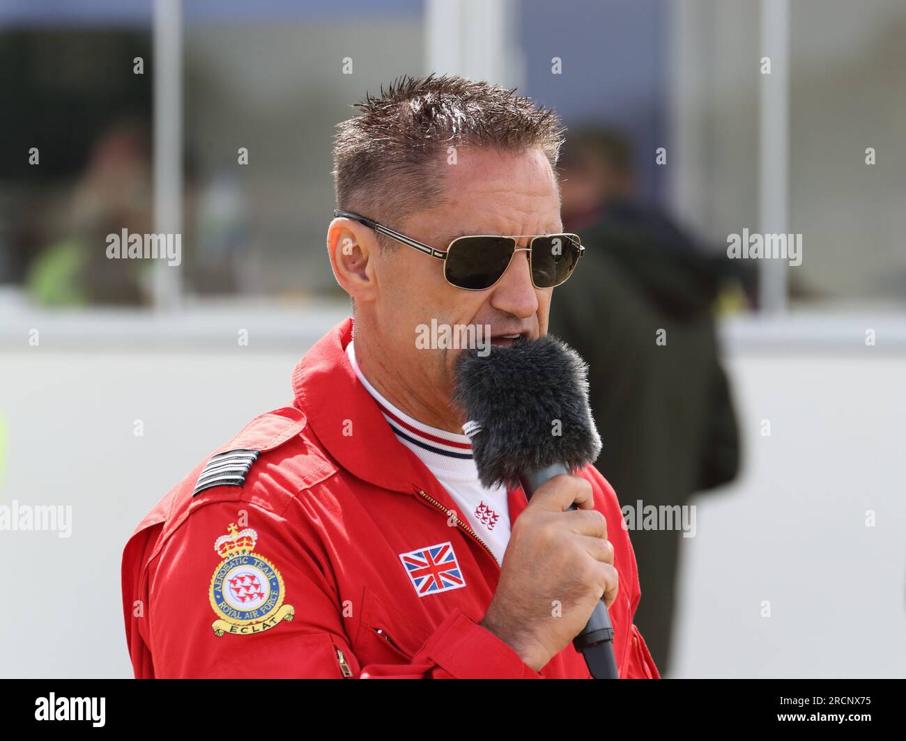 Squadron Leader Graeme Muscat guided the audience through the Red ...