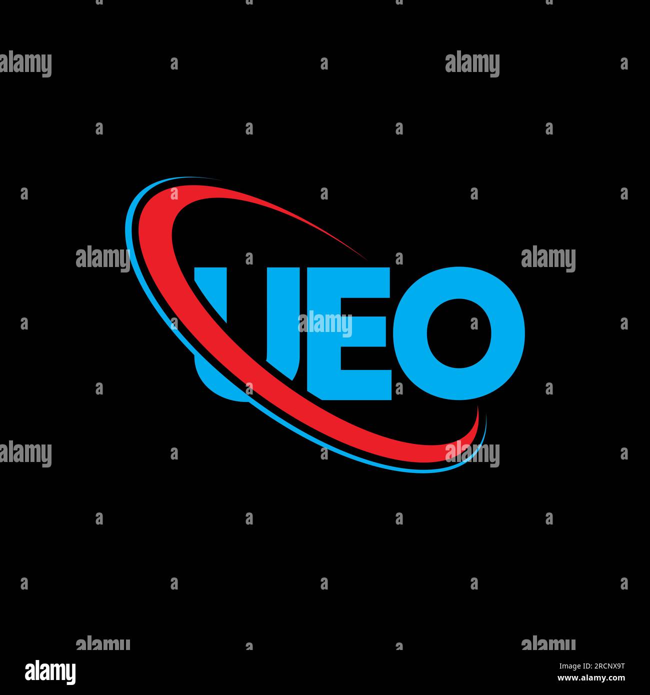 UEO logo. UEO letter. UEO letter logo design. Initials UEO logo linked ...
