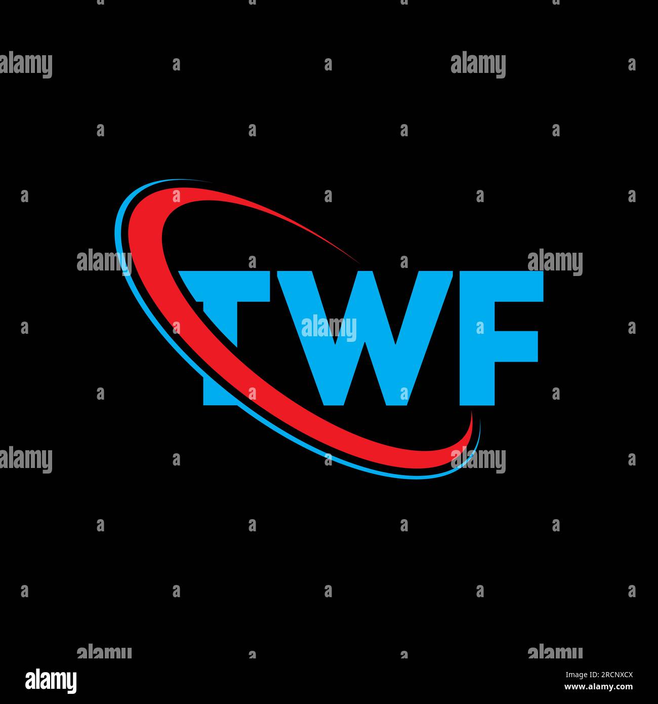 TWF logo. TWF letter. TWF letter logo design. Initials TWF logo linked ...