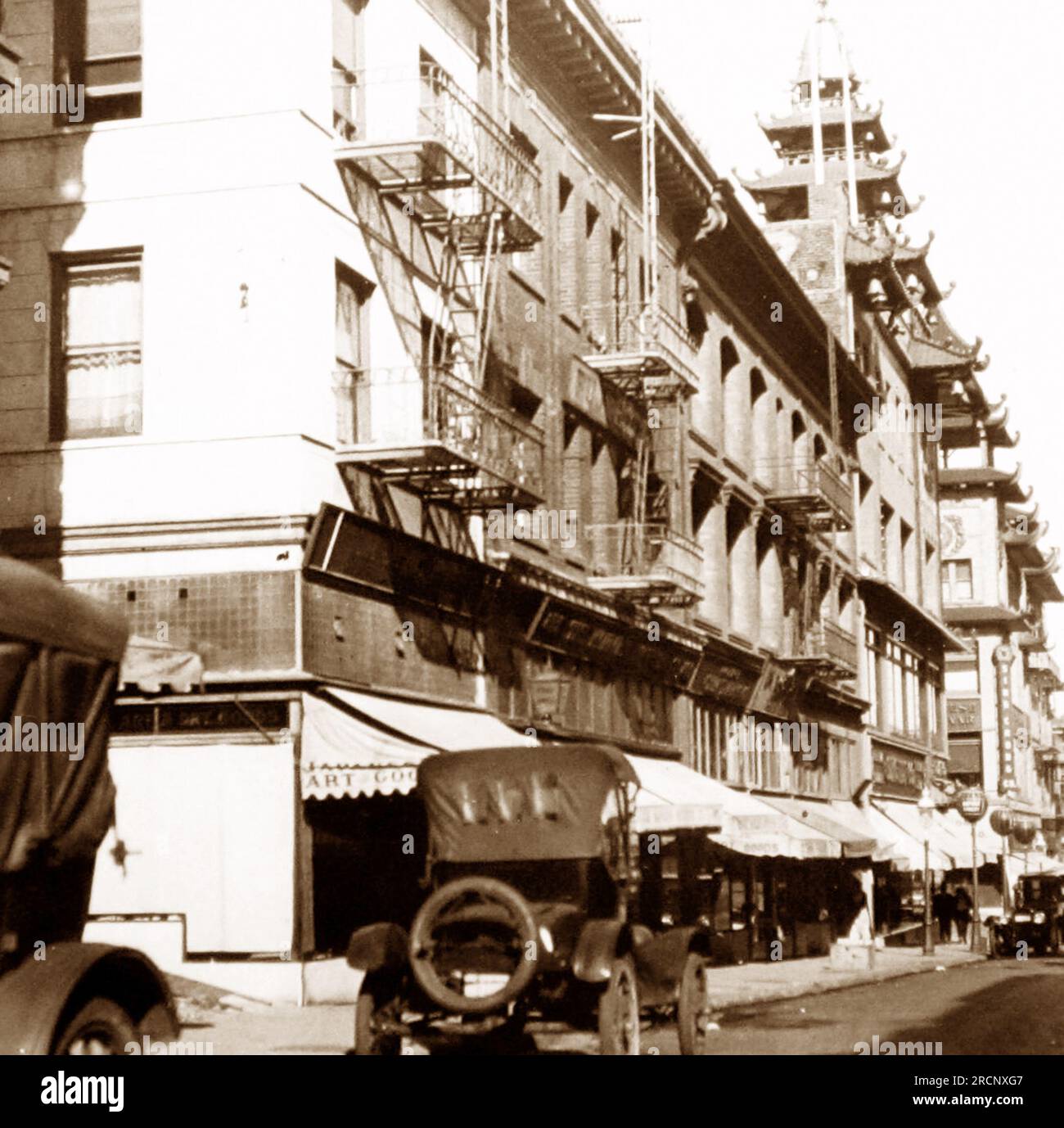 China Town, San Francisco, USA, early 1900s Stock Photo - Alamy