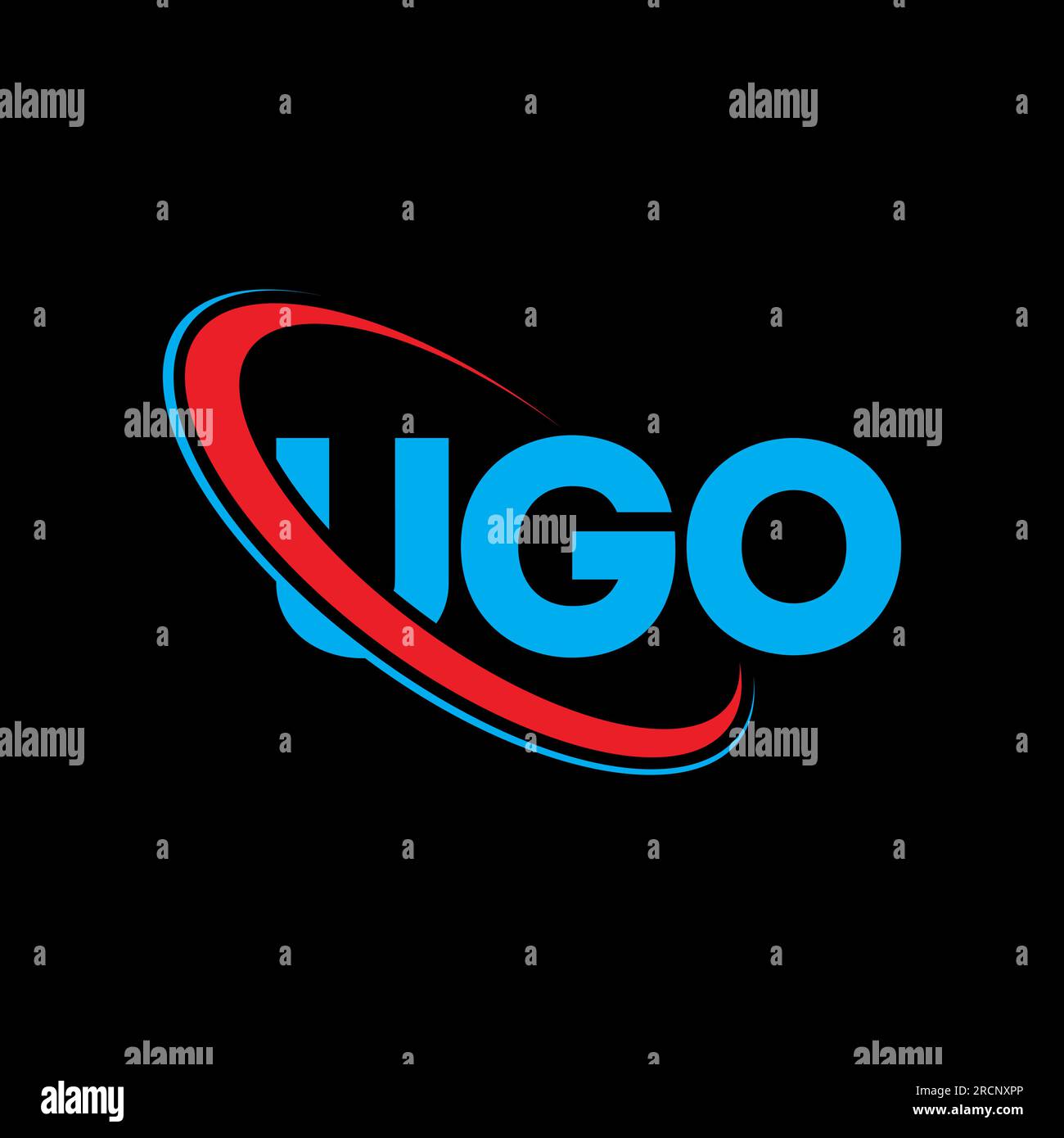 UGO logo. UGO letter. UGO letter logo design. Initials UGO logo linked ...
