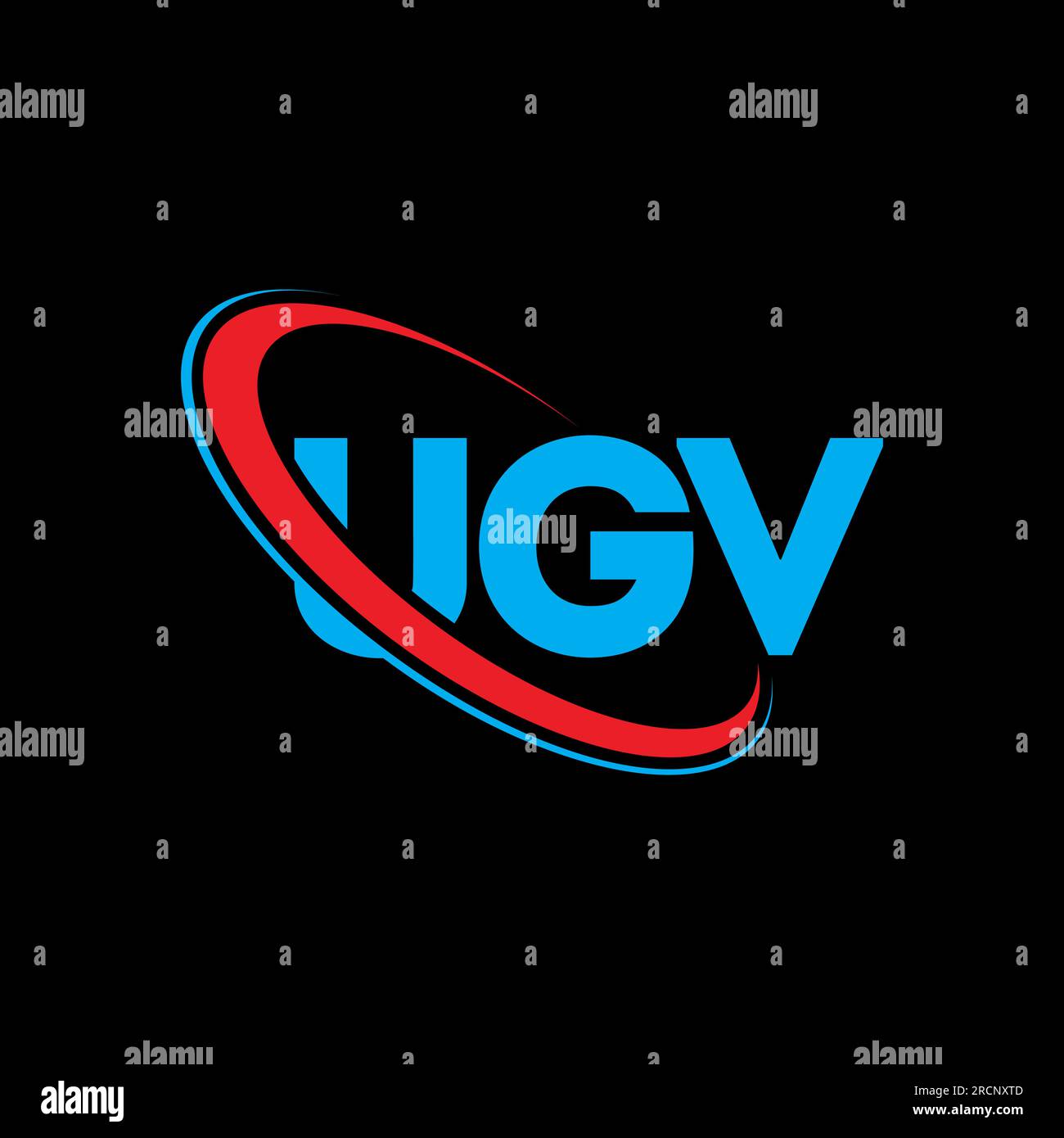 UGV logo. UGV letter. UGV letter logo design. Initials UGV logo linked ...