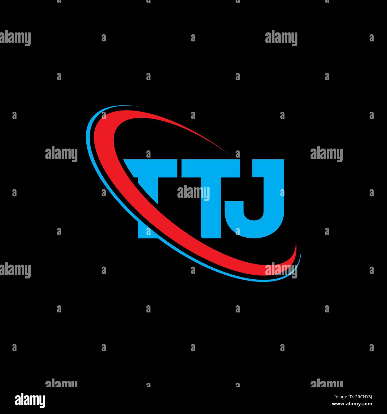 TTJ logo. TTJ letter. TTJ letter logo design. Initials TTJ logo linked ...