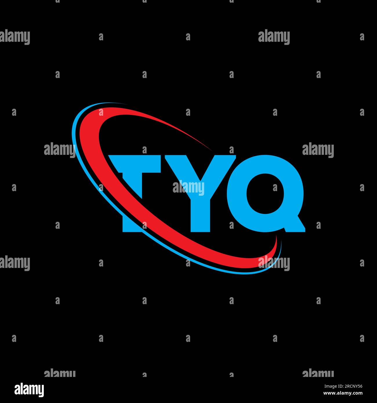 TYQ logo. TYQ letter. TYQ letter logo design. Initials TYQ logo linked ...