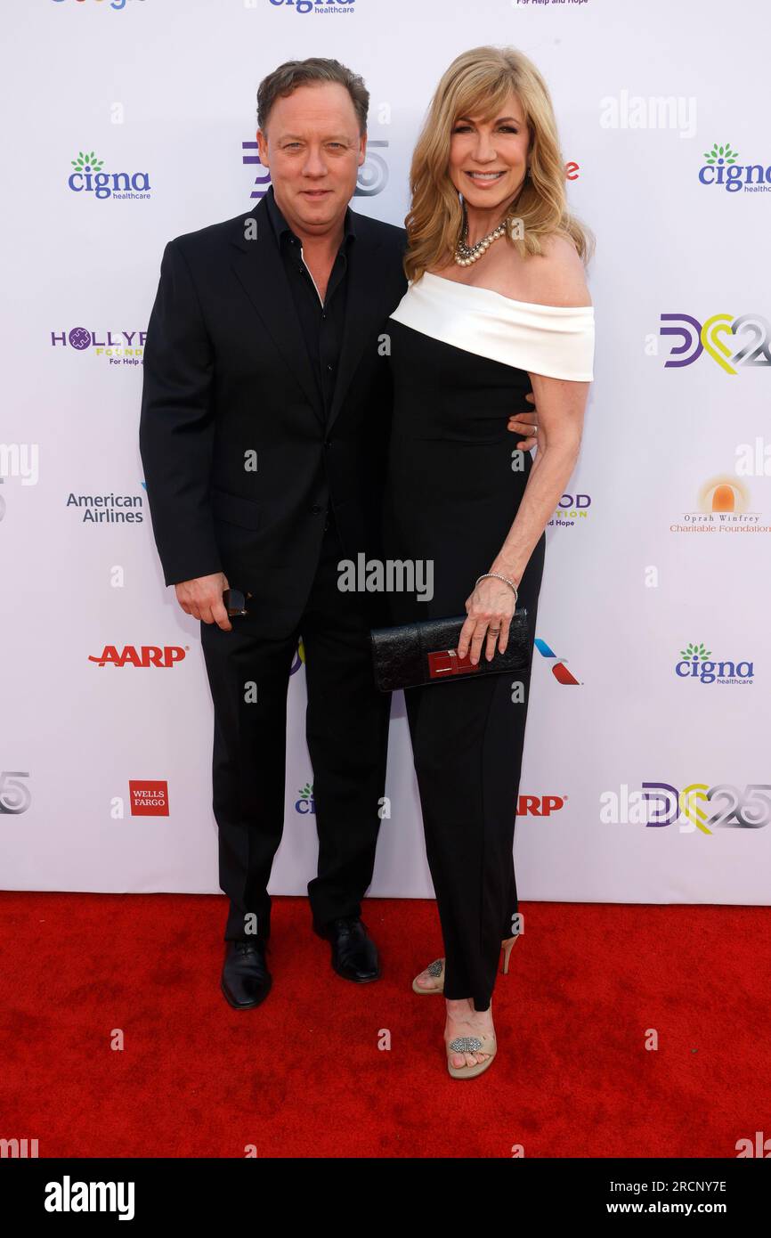 15 July 2023 Los Angeles, California - Steven Fenton, Leeza Gibbons ...