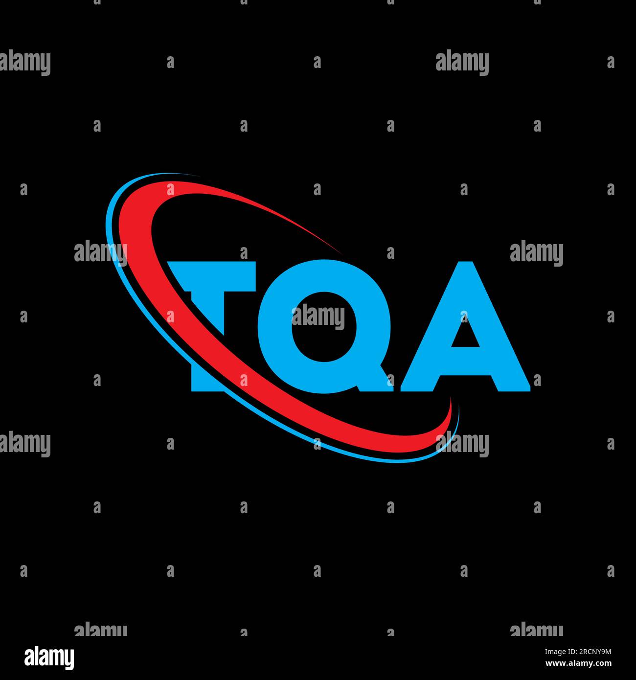 TQA logo. TQA letter. TQA letter logo design. Initials TQA logo linked with circle and uppercase ...