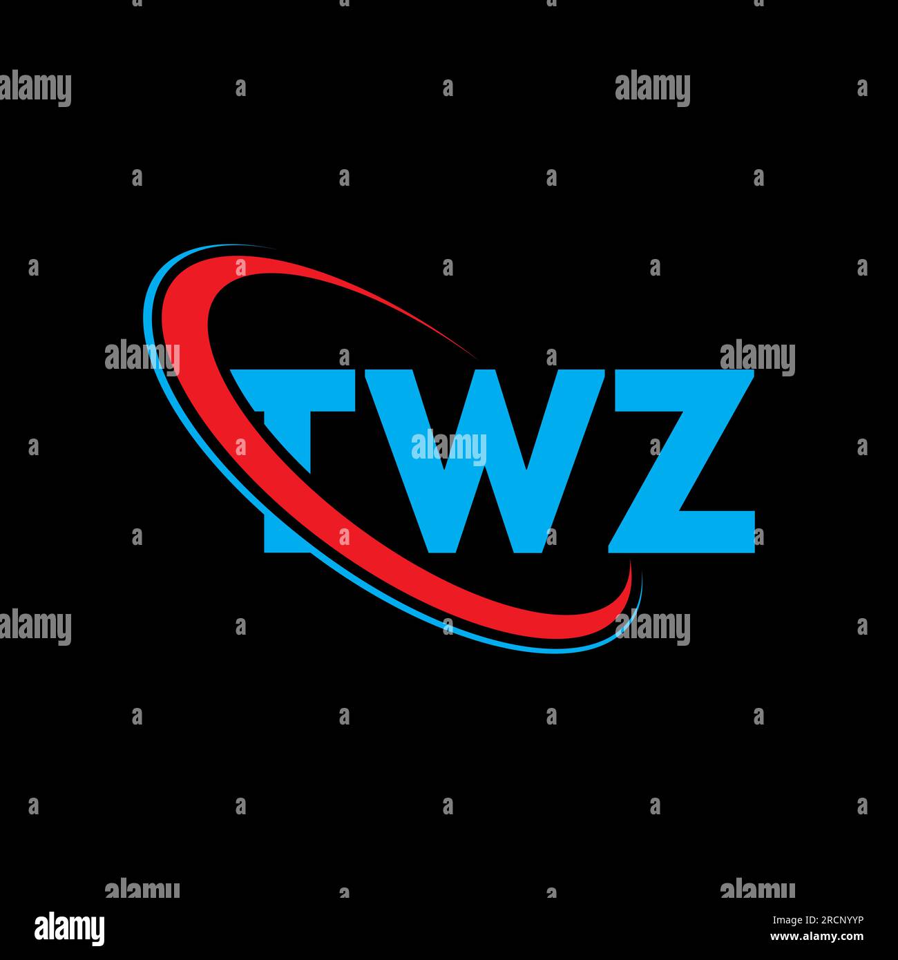 TWZ logo. TWZ letter. TWZ letter logo design. Initials TWZ logo linked ...