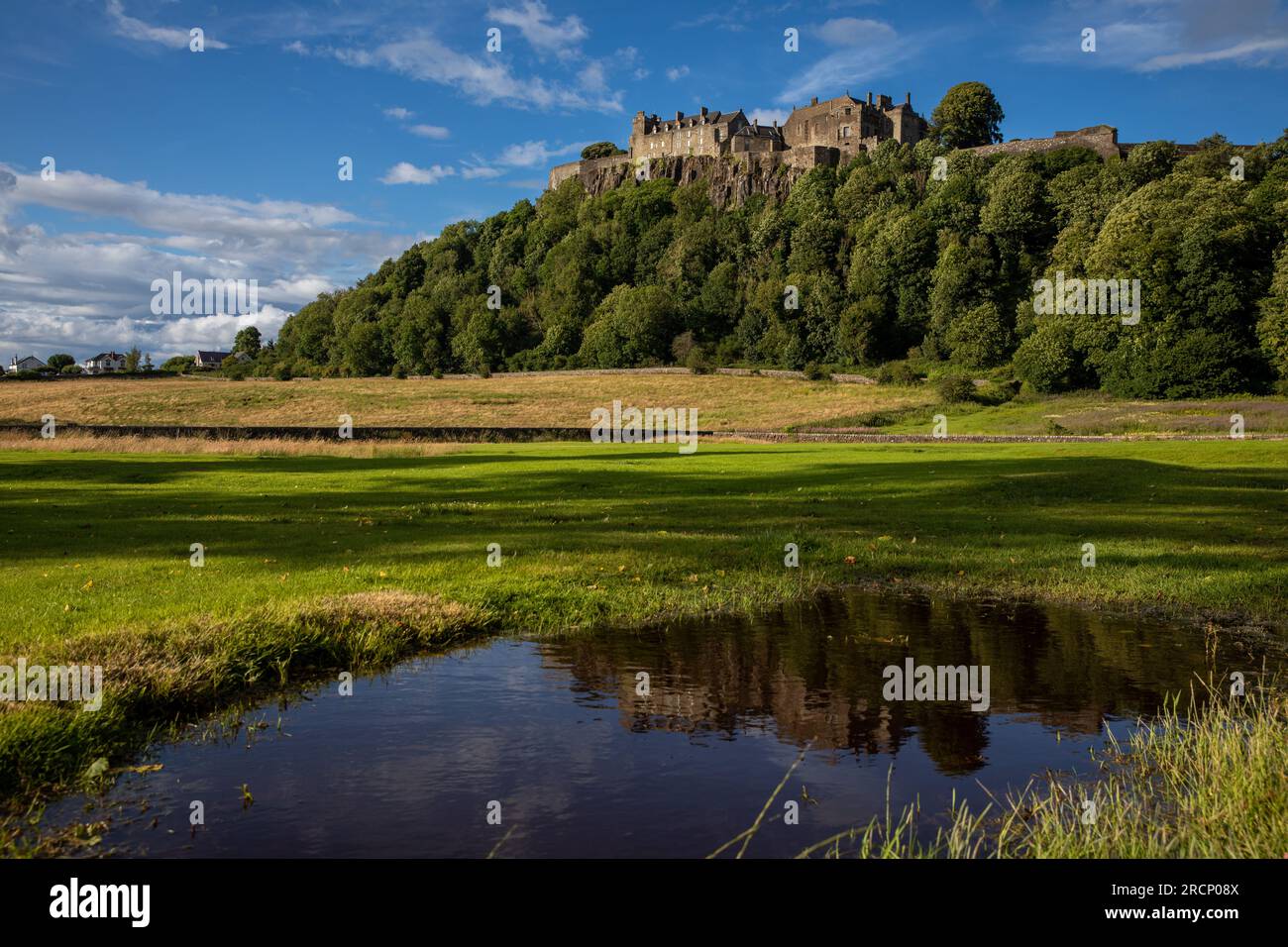 Stirling Castle viewed from King's Knot, one of the most famous and ...