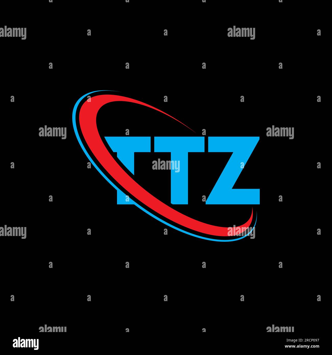 TTZ logo. TTZ letter. TTZ letter logo design. Initials TTZ logo linked ...