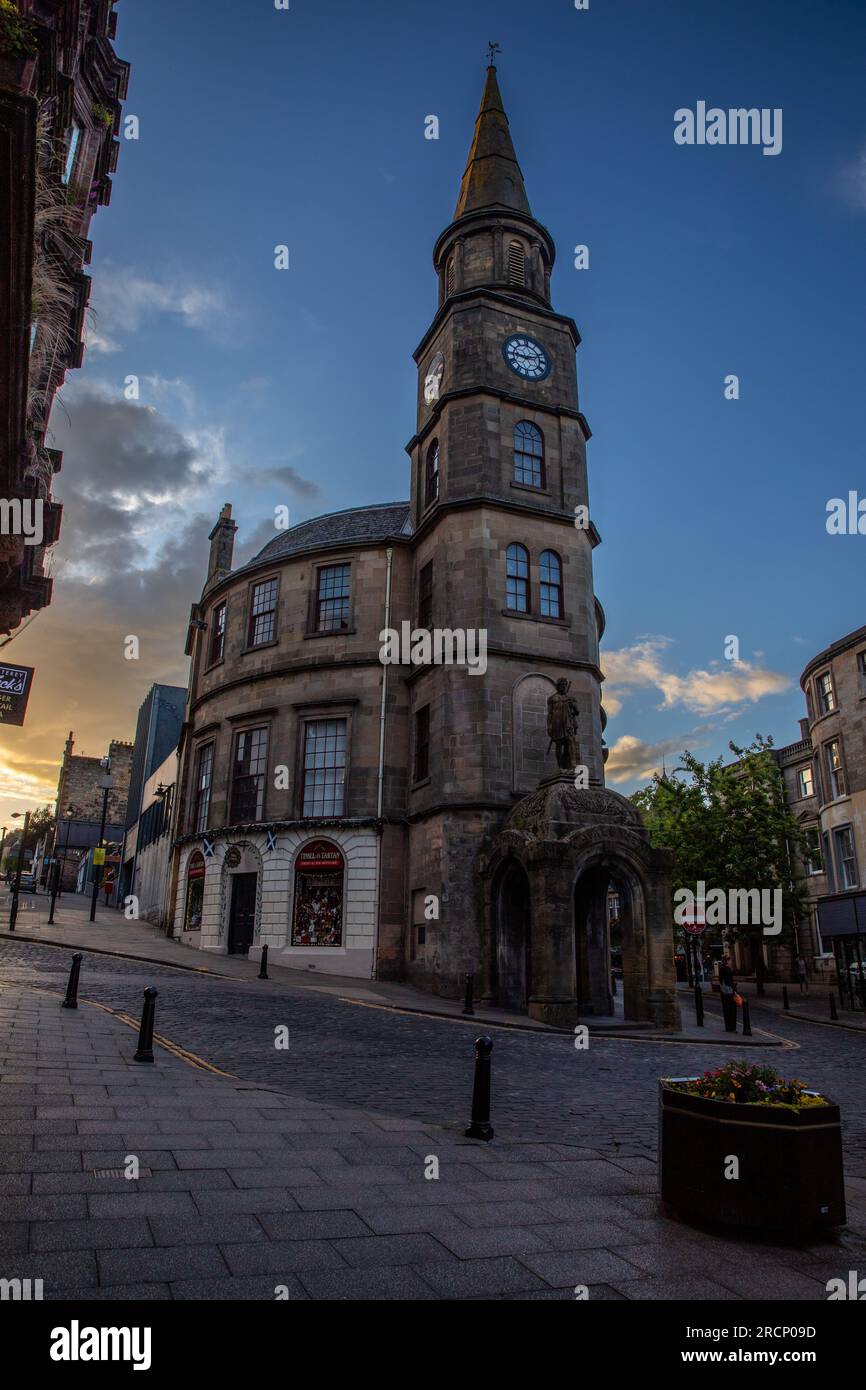 The Athenaeum building King Street, Stirling City, Scotland Stock Photo ...