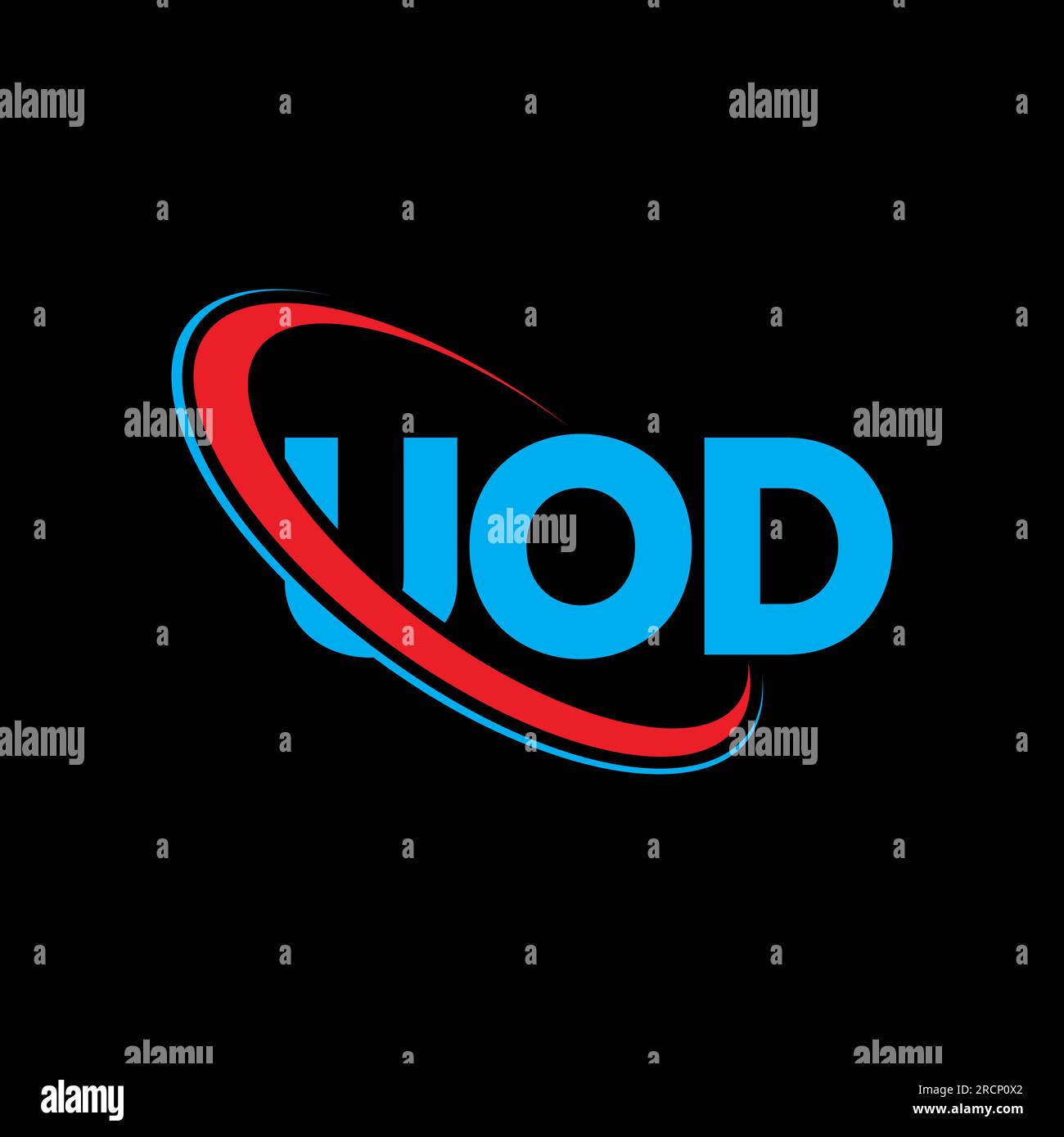 UOD logo. UOD letter. UOD letter logo design. Initials UOD logo linked ...