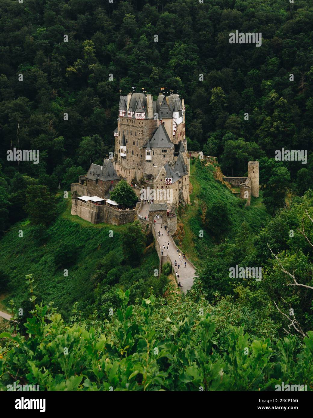 Wierschem, GERMANY - 15.07.23: View of Historical the Burg Eltz. Castle ...